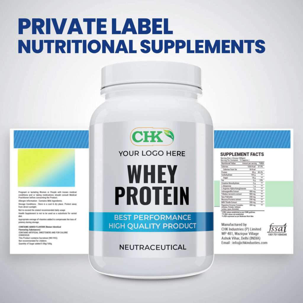 Private Label Whey Protein Powder Manufacturer